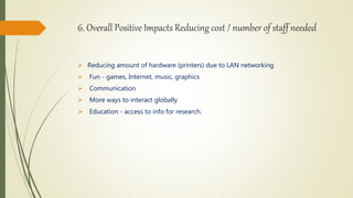 Positive and negative impact by m.talha | PPTX