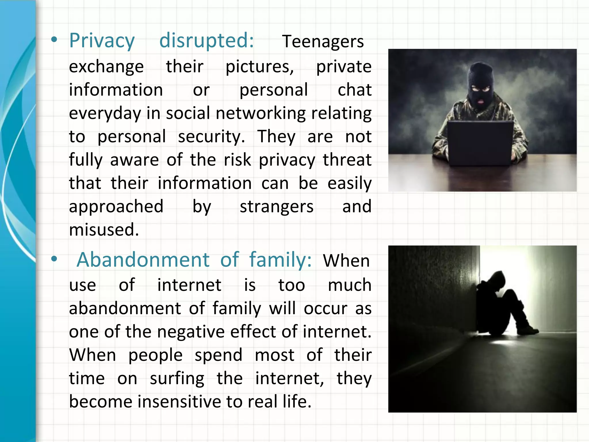 Positive and negative impacts of internet | PDF
