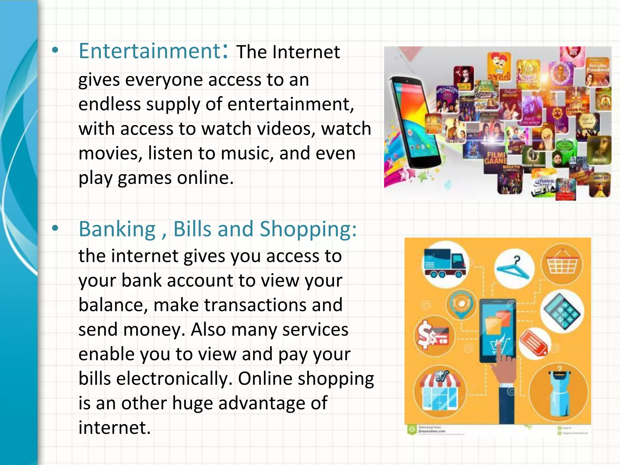 Positive and negative impacts of internet | PDF