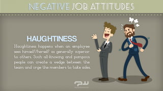 Positive and Negative Job Attitudes That Affect Businesses | PPT