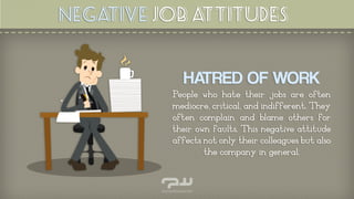 Positive and Negative Job Attitudes That Affect Businesses | PPT