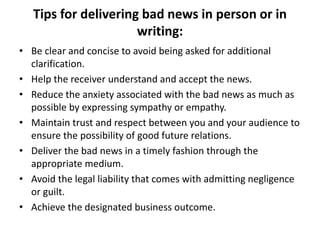 positive and negative messages.ppt bussiness communication | PPT