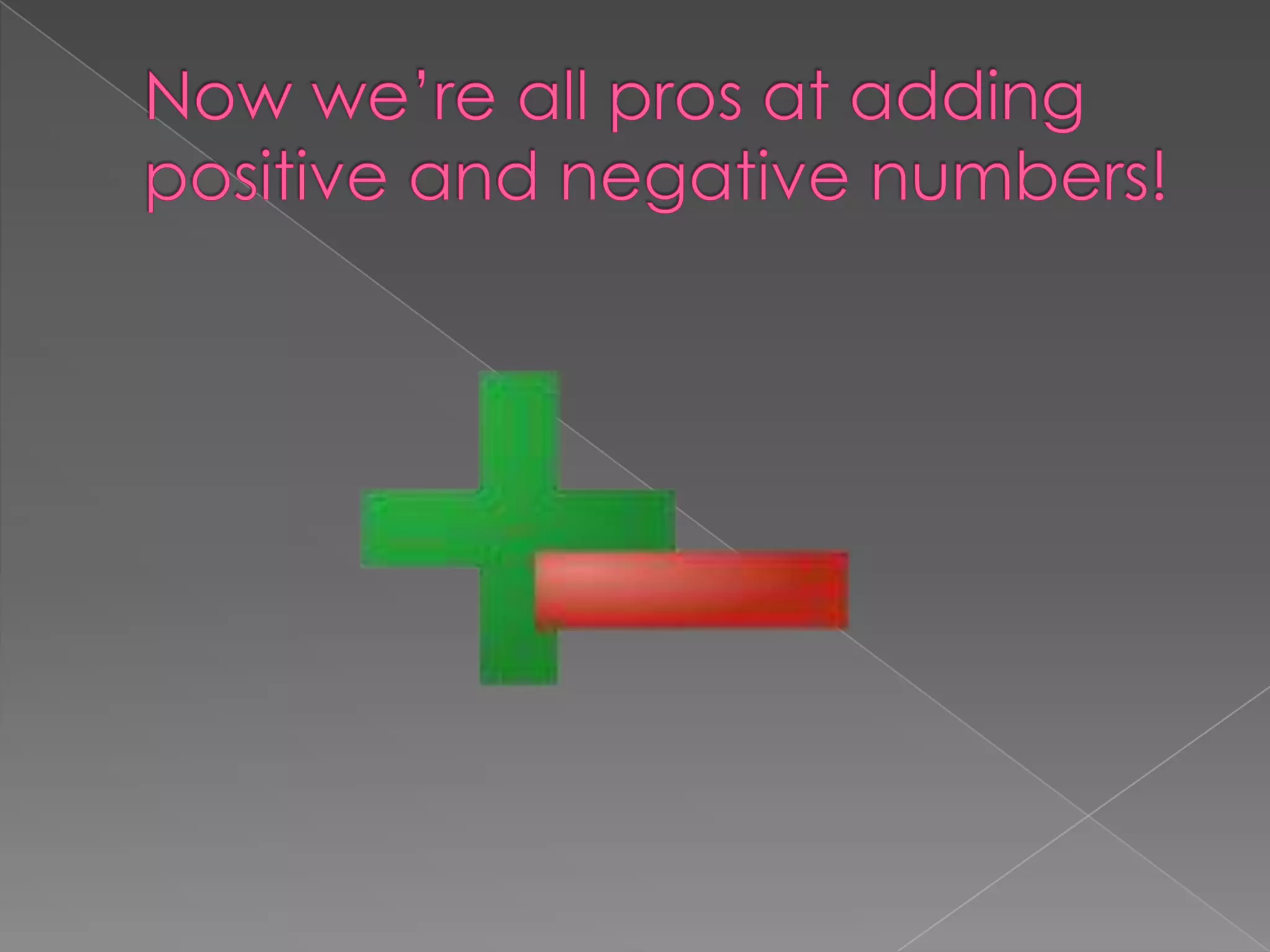 Positive and negative numbers | PPTX