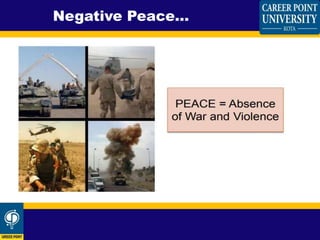 Positive and negative peace | PPTX
