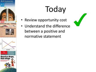 Positive and normative statements ptn | PPTX
