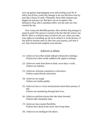 Positive attitude | PDF