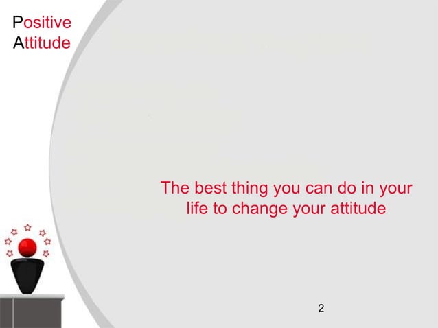 Positive attitude | PPT
