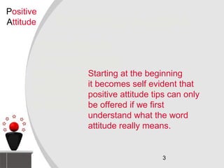 Positive attitude | PPT