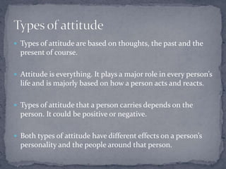 The Power of positive Attitude | PPTX