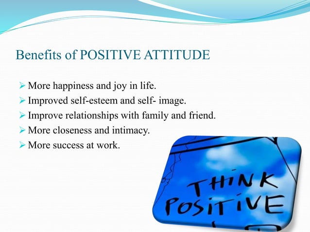 Positive attitude | PPT