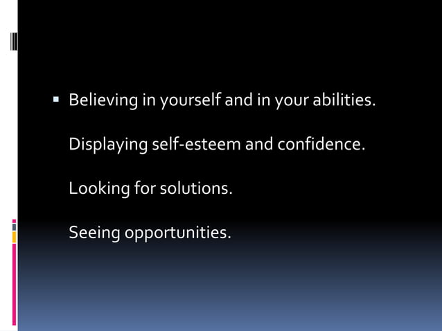 Positive attitude | PPT