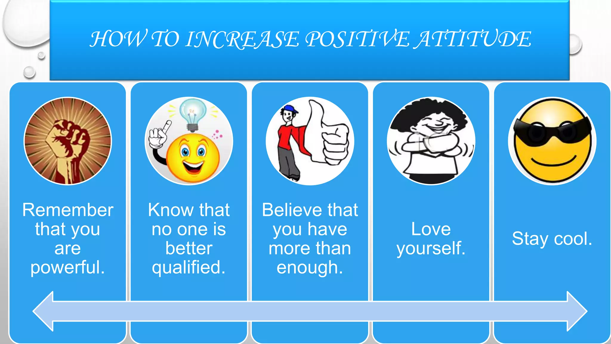 Positive attitude | PPTX