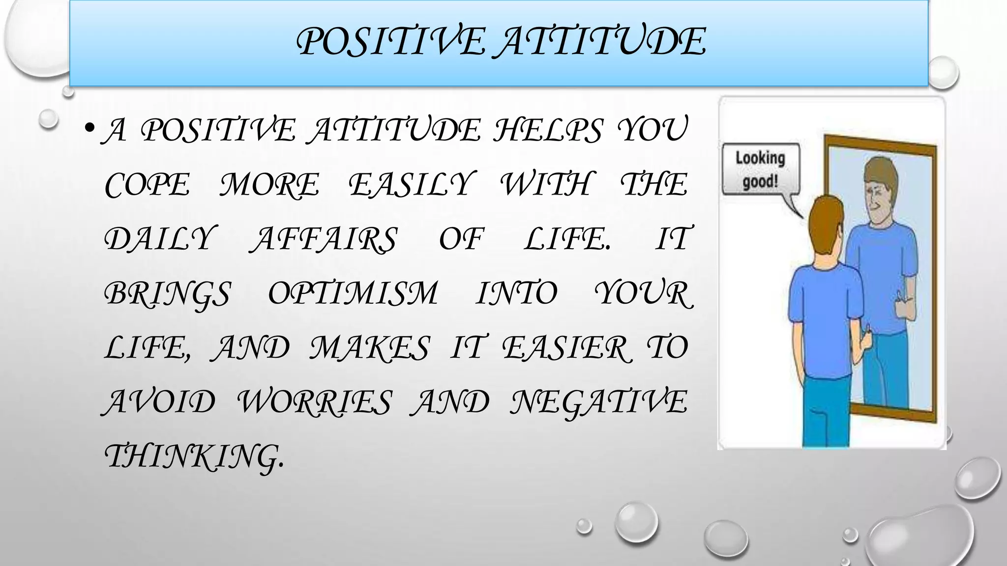 Positive attitude | PPTX