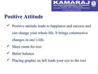 Positive attitude | PPT