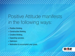 Positive attitude | PPT