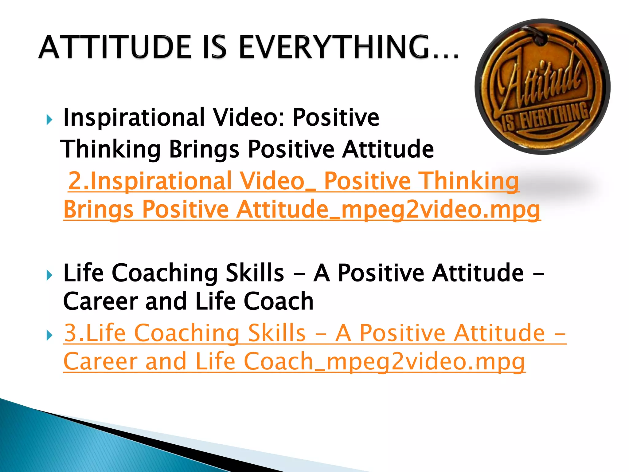 Positive attitude | PDF