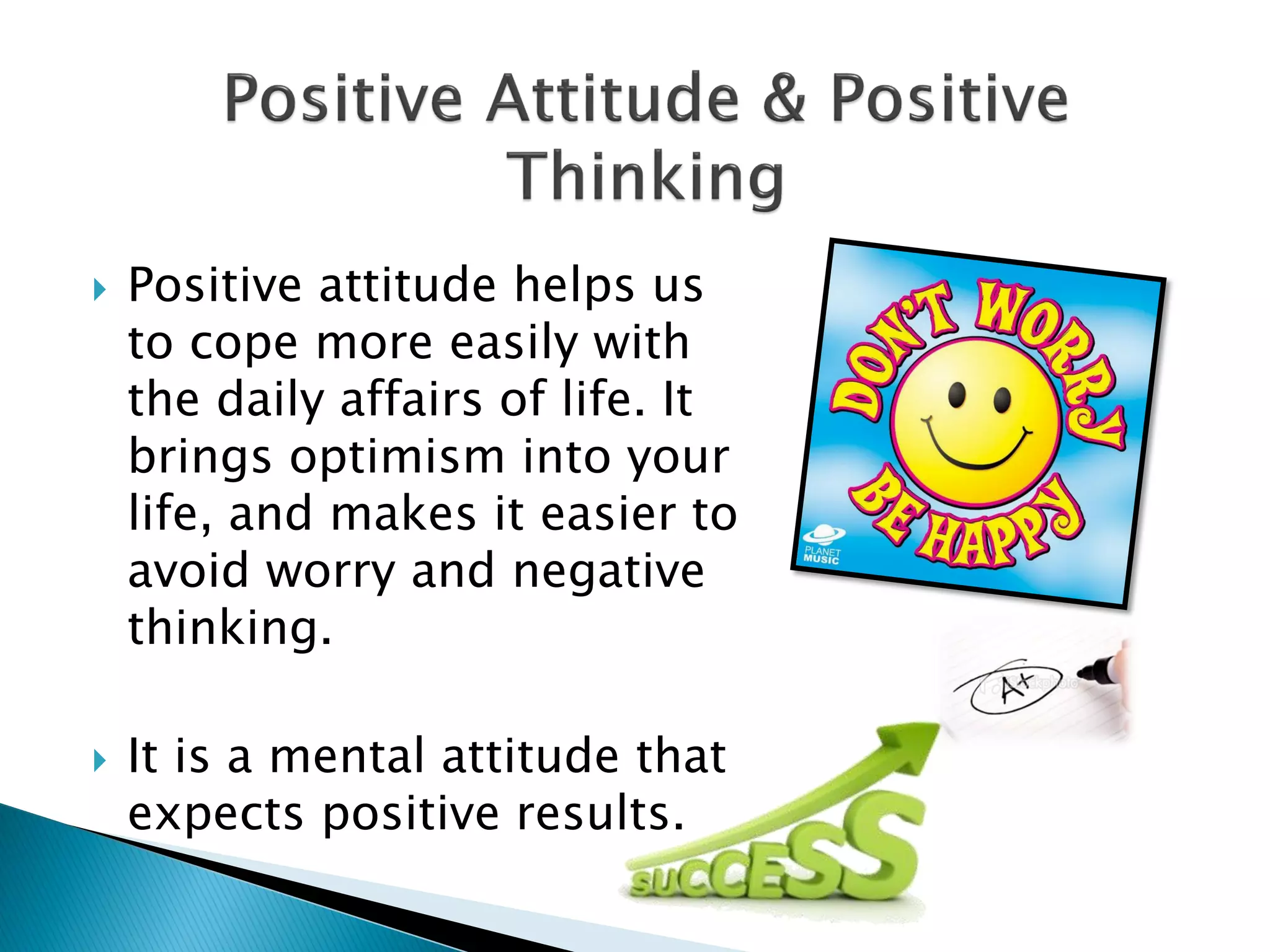 Positive attitude | PDF