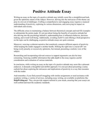 Positive Attitude Essay.pdf
