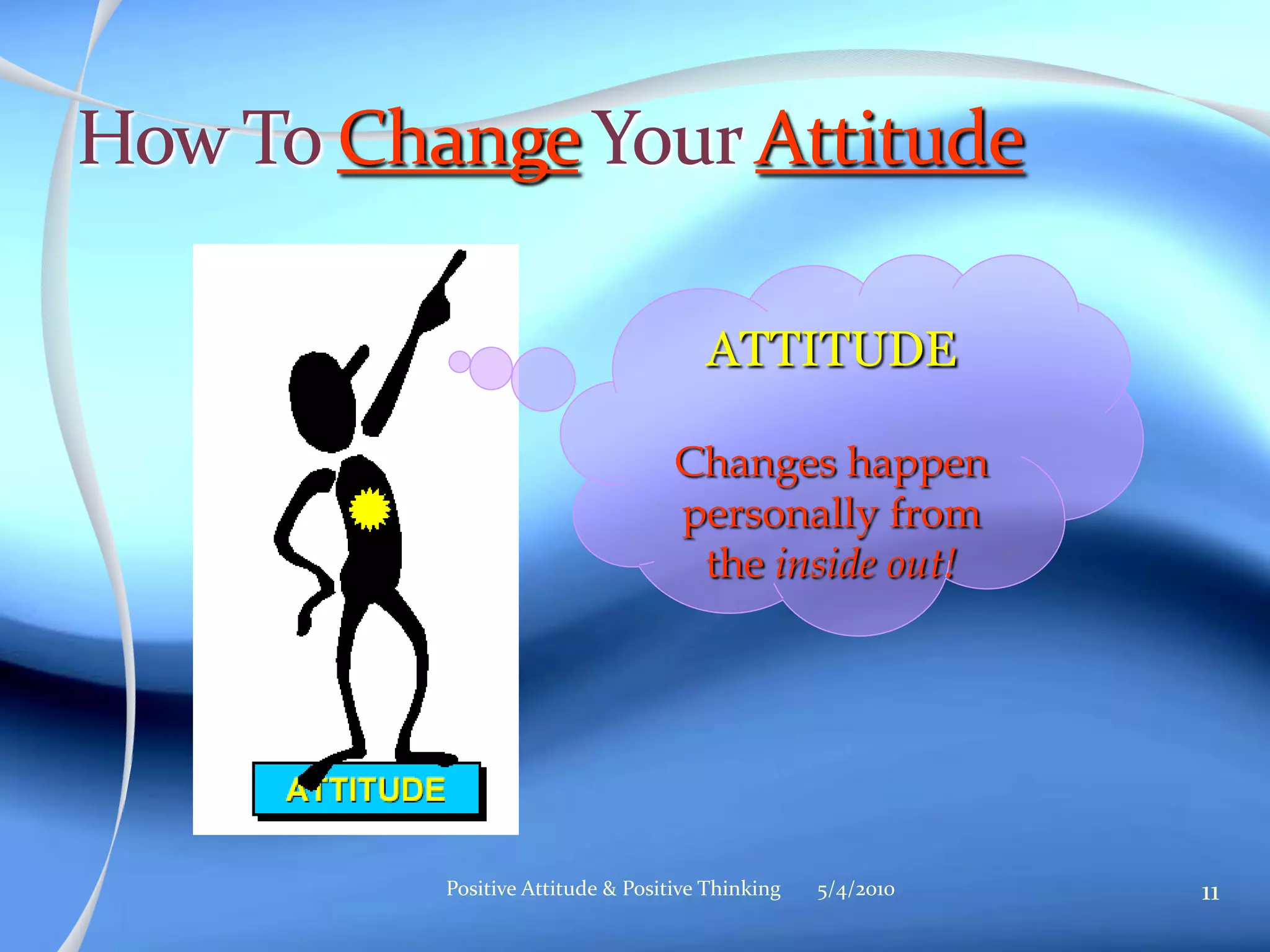 Positive attitude ppt | PDF