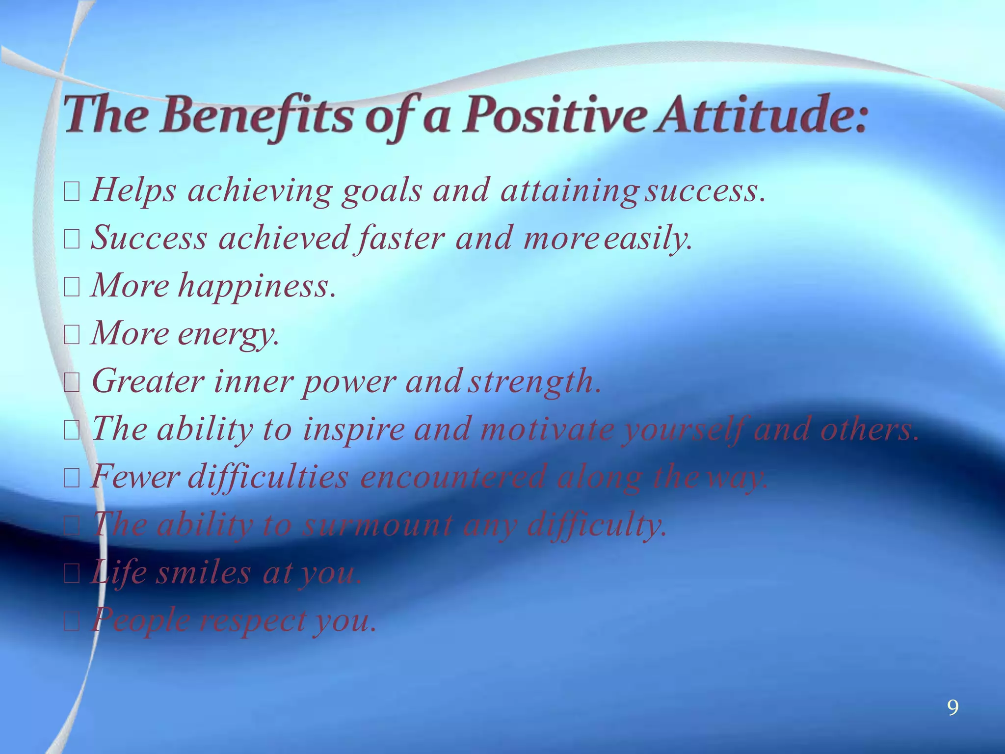 Positive Attitude ppt | PPT