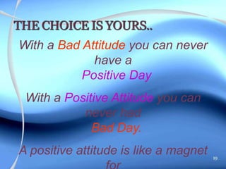 Positive Attitude ppt | PPT