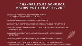 Positive attitude soft skill development | PPTX | Mental Health ...