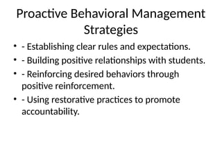Positive_Behavioral_Managementxxxxxxxxxxxx | PPT