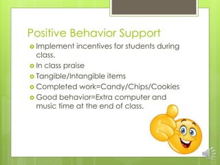 Positive behavior support | PPTX