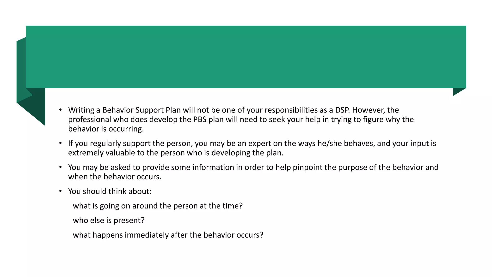 Positive behavior support | PPTX