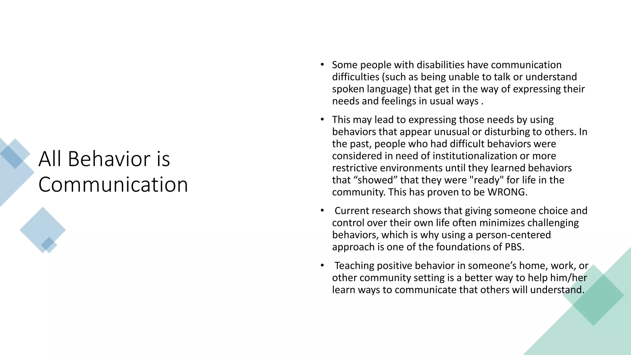 Positive behavior support | PPTX