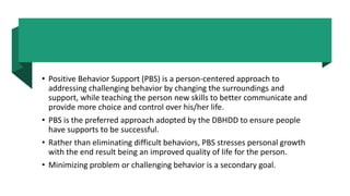 Positive behavior support | PPTX