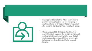 Positive behavior support | PPTX