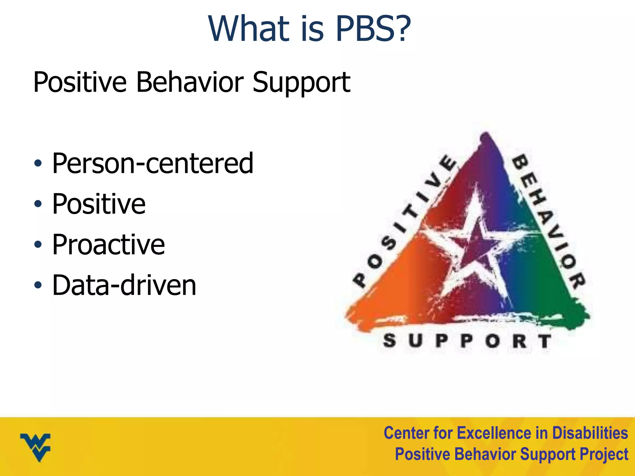 Positive behavior support overview | PPTX