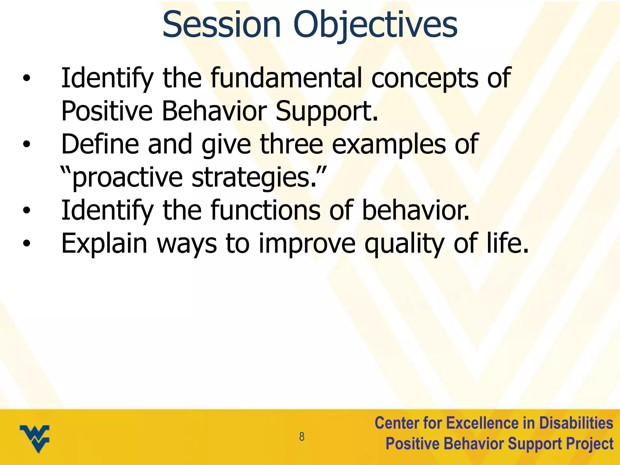 Positive behavior support overview | PPTX