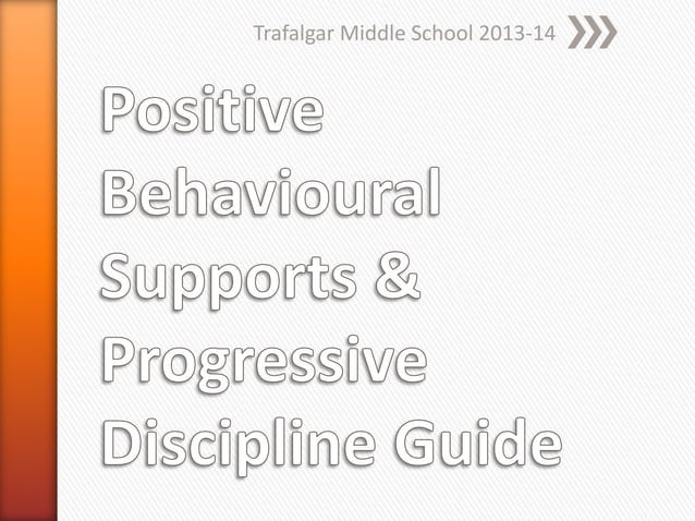 Positive behavioural supports & progressive discipline guide | PPT
