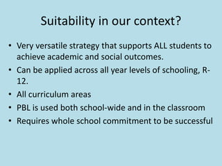 What is Positive Behaviour for Learning (PBL)? And why is it SO ...