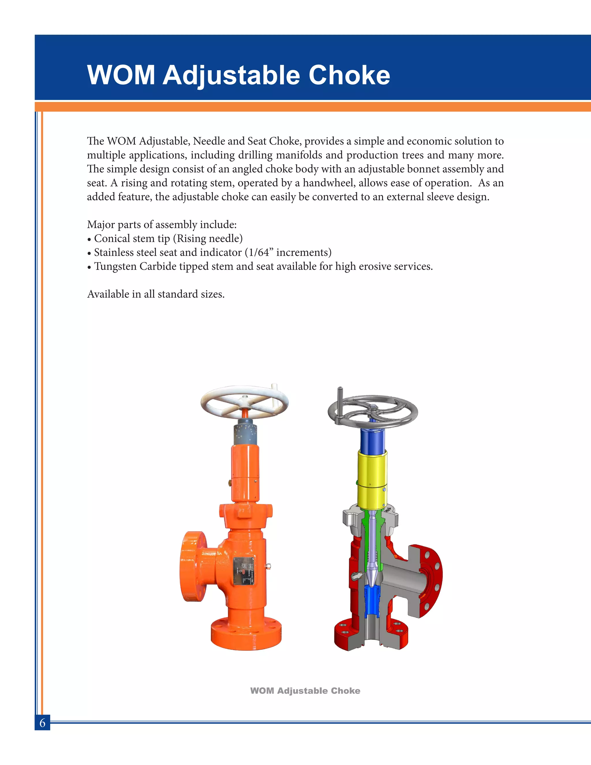 Positive Choke - Worldwide Oilfield Machine | PDF