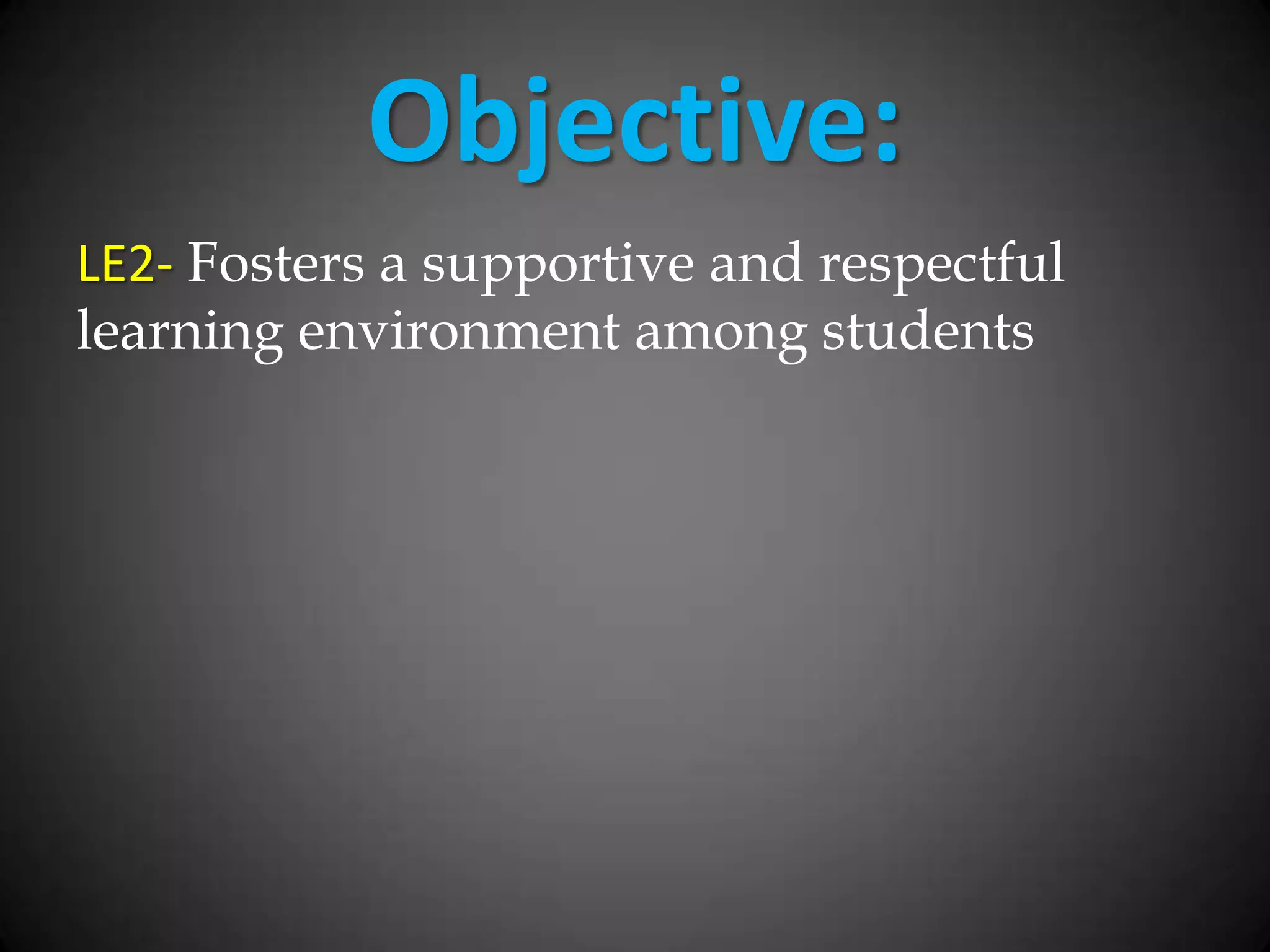 Positive classroom culture week 3 | PPT