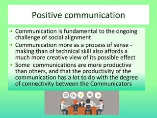 Positive Communication in organizationss | PPT