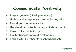 Positive Communication | PPT