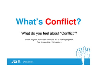 Positive conflicts | PPT