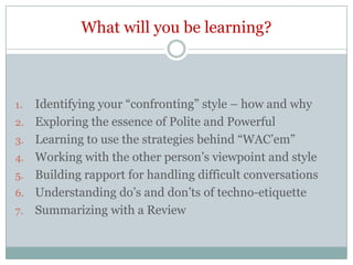 Positive confrontation | PPT