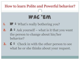 Positive confrontation | PPT