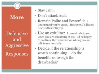 Positive confrontation | PPTX