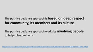 Positive deviance | PDF