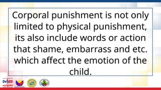 POSITIVE DISCIPLINE this is about how to discipline learners inside tha ...