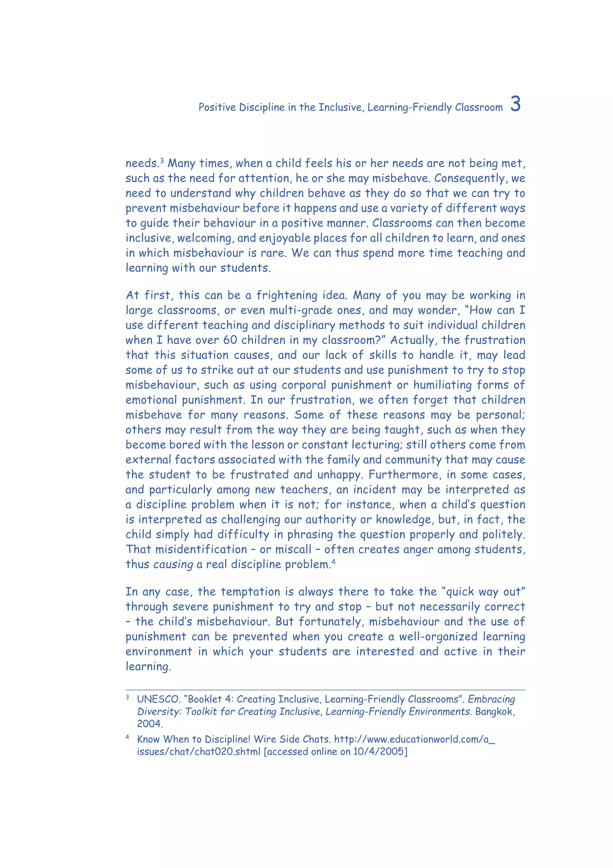 Positive discipline guide for teachers | PDF