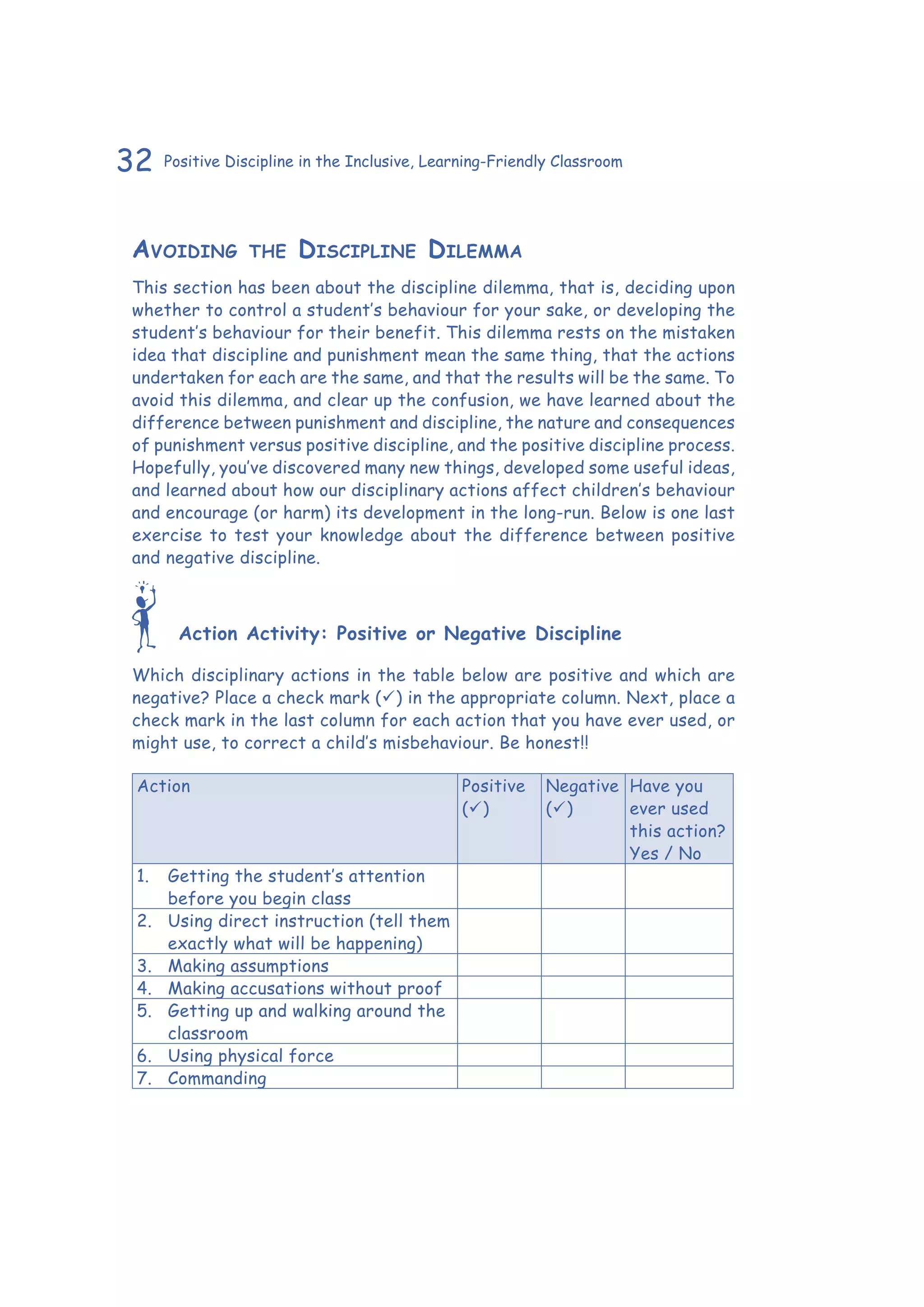Positive discipline guide for teachers | PDF