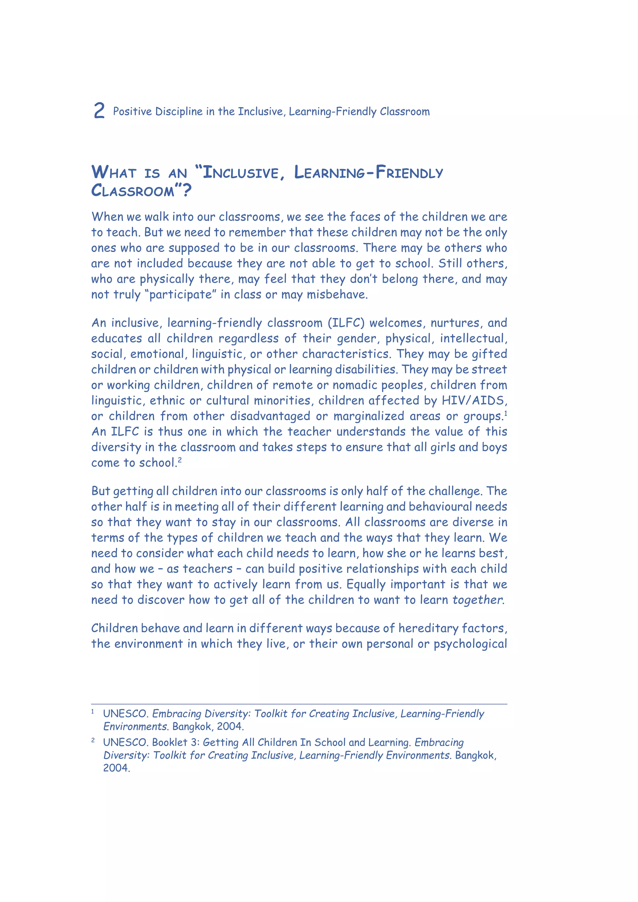 Positive discipline guide for teachers | PDF
