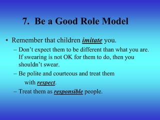 positivediscipline8.ppt | Parenting Children Aged 4-11 | Parenting